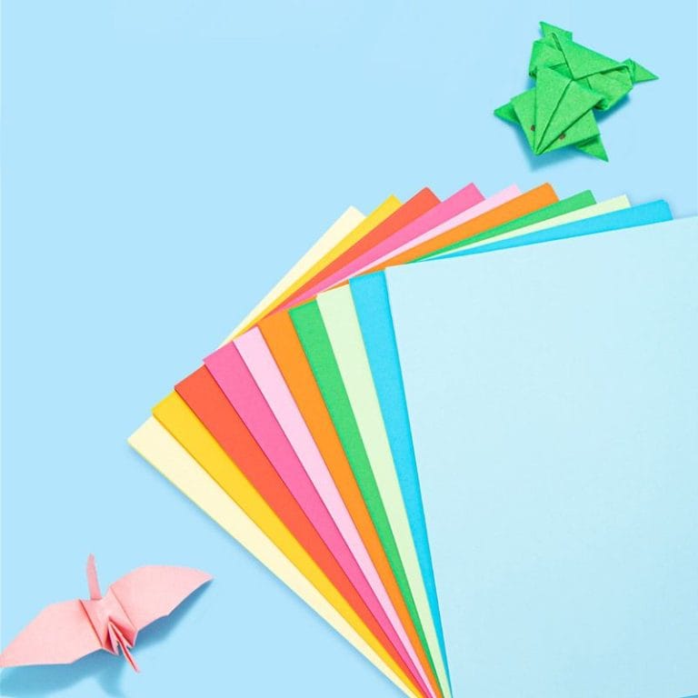 Hojas De Papel De Origami Coloridas - Envios a toda RD